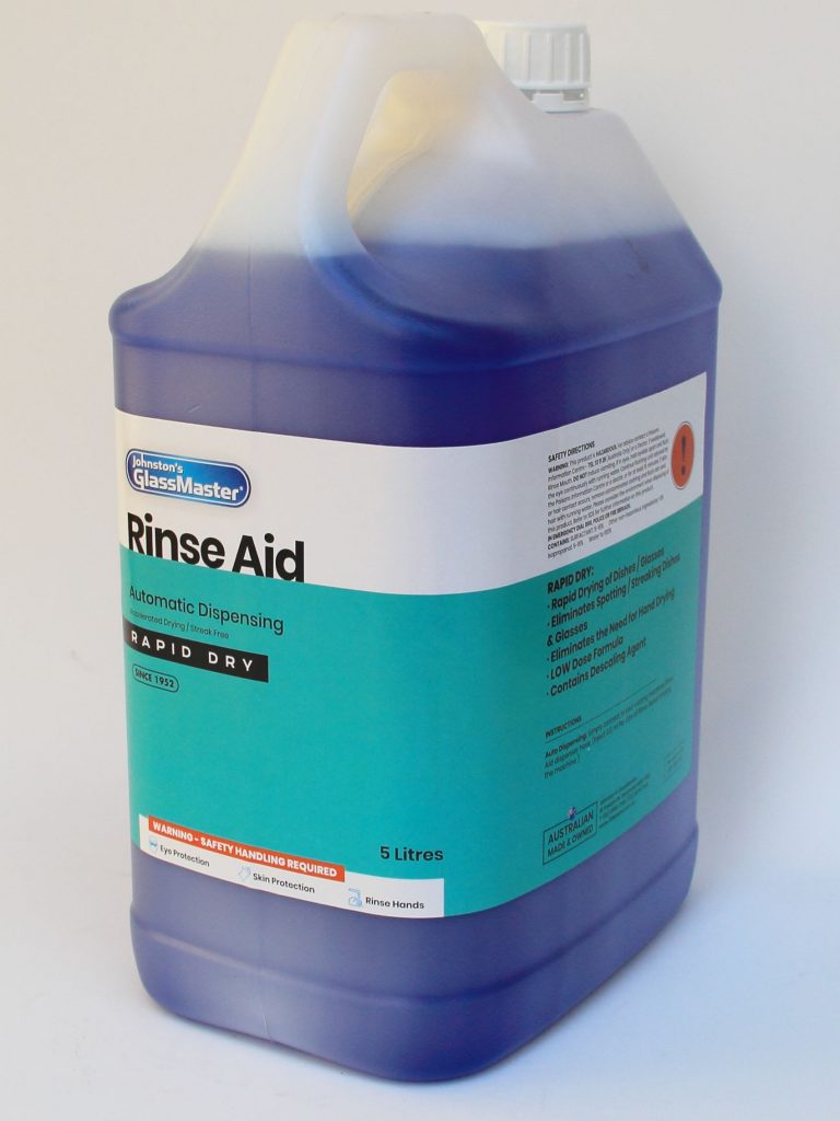 Rapid-Dry Rinse Aid - Johnston's Glassmaster